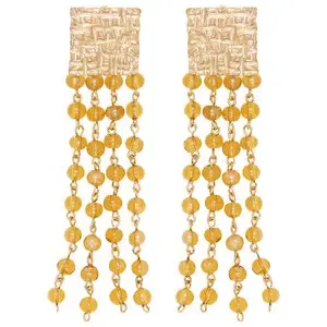 CASTLECLIFF Faye Earrings - Gold/yellow