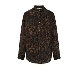 PCFG Black / Brown Your Itch Kangaroo Long Sleeve Shirt Leopard - Black/brown