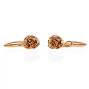 LEE RENEE Poppy Cufflinks - Rose Gold
