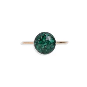 KATE KOEL Gemstone Gold Ring - Green