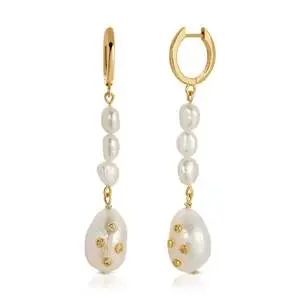 Leeada Jewelry Brass Earrings