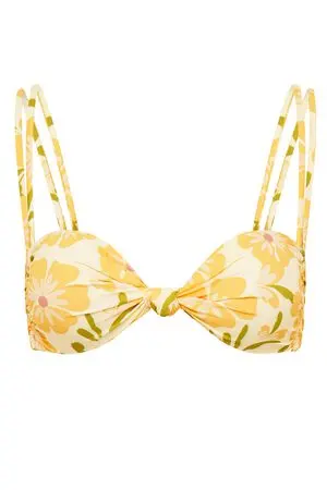 WILD LOVERS LONDON Sundance Bikini Top - Yellow