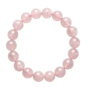 SEREE Manifest Collection Love Crystal Beaded Bracelet - Pink