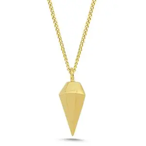 Mishka Urban Wilds Octagonal Pendant Necklace - Gold