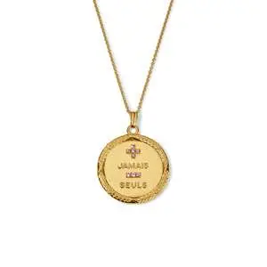 DÉCLARER Jamais Seuls Pendant Vermeil Necklace - Gold