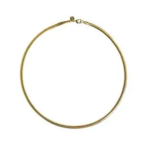 MISS CECILIA Herringbone Snake Chain Necklace - Gold