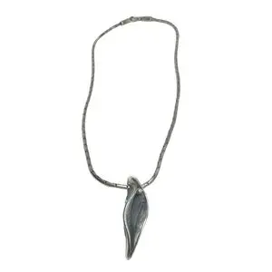TG-JEWELLERY BY TAMARA GERVASIO Sterling Silver Necklace With Gold Accent By - Silver/gold/black