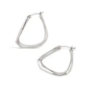 DINNY HALL Thalassa Medium Hoop Earrings - Silver