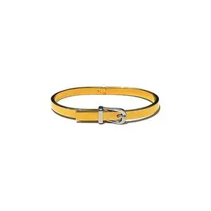 MONARCH Belt Buckle Cuff Bracelet - Gold/silver