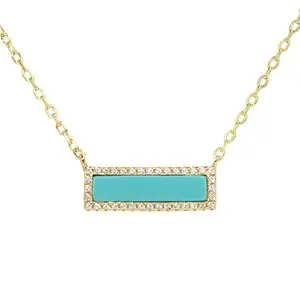Turquoise Bar Necklaces