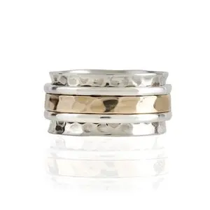 CHARLOTTE'S WEB JEWELLERY Karma Fortune Spinning Ring - Silver/gold