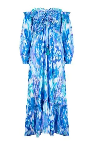 SOPHIA ALEXIA Sea Dream Mykonos Maxi Dress - Blue
