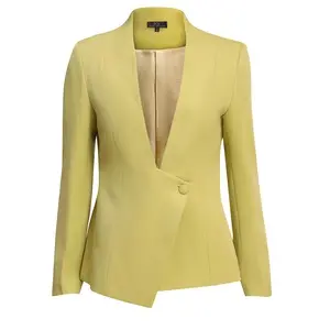 POINT OF VIEW LABEL Asymmetrical Lapel Jacket