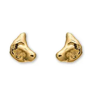 EVA REMENYI Talisman Half Moon Earrings - Gold