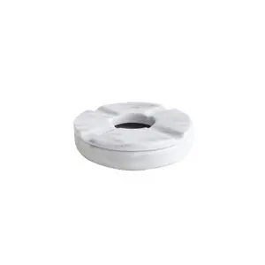 And Jacob Less Is More Ashtray Marble - White