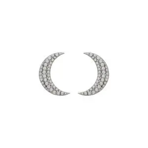 ZOË & MORGAN Moonlight Stud Earrings - Silver