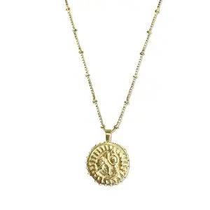RIZE Aquarius Zodiac Vermeil Necklace - Gold