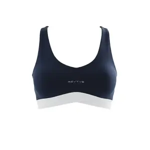 REVYVE ACTIVE Blue / White Midnight / White Scoop Bra