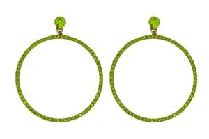 VICKISARGE Jumbo Hoop Clip-On Earrings