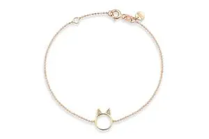 REIS JEWELLERY 14k Yellow Cat Bracelet - Gold