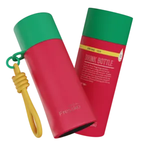 Fressko Play 420ml/14oz Water Bottle, Ceramic Crush - Red