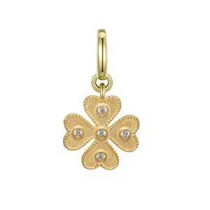 UNLEASH CPH Companion Luck Charm With Crystal Accents - Gold