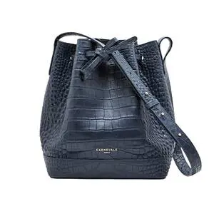 CARNEVALE Telma Coco Bucket Bag - Blue