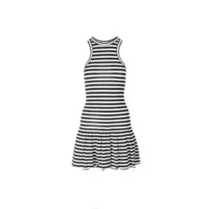 IOANA CIOLACU Sleeveless Striped Dress - White/blue