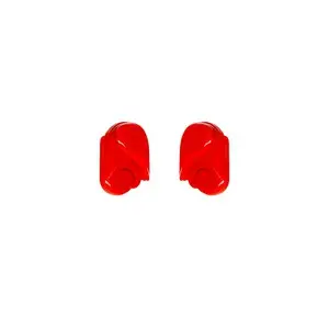 GISSA BICALHO Rosebud Acrylic Earrings - Red