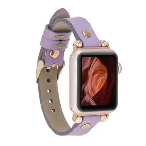 LEATHERE Apple Watch Leather Band Purple