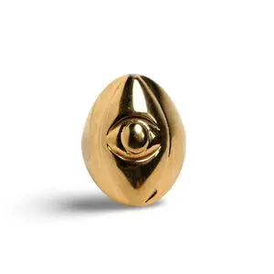 JAGGED HALO JEWELRY Athena Evil Eye Ring - Gold