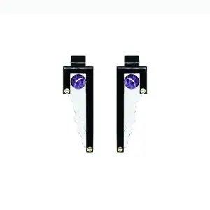 GISSA BICALHO Handmade Acrylic Naiade Earrings