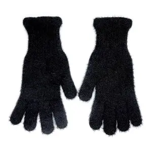 MAISON BOGOMIL Feather-knit Gloves - Black