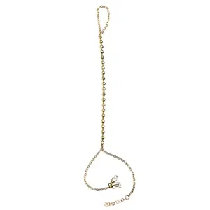 NATIVE GEM Bocce Hand Chain - Gold