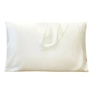 SOFT STROKES SILK Pure Mulberry Silk Pillowcase Queen Ivory - White