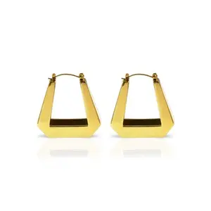 SUCRÉ COUTURE Domme Door Knocker Earrings - Gold