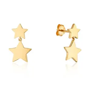 AUREE JEWELLERY Alta Star Drop Earrings - Yellow