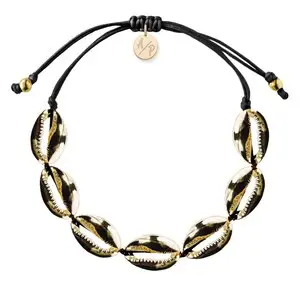 ADRIANA PAPPAS DESIGNS Mini Shells Bracelet - Black