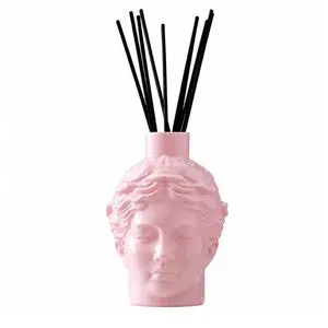 BELS & PEARL Helen Diffuser – Sculptural Head In Glossy Ceramic - Pink