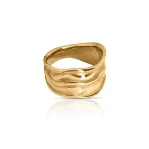 EVER JEWELLERY Double Play Statement Ring