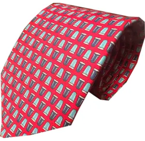 LAZYJACK PRESS Flip Cup Neck Tie - Red