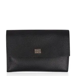 OWEN BARRY Leather Purse Small Vermont - Black