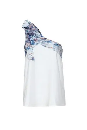 UNEXPECTEDONE Put A Bow On It One-shoulder Top