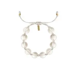 ADRIANA PAPPAS DESIGNS Glass Bead Bracelet - Silver