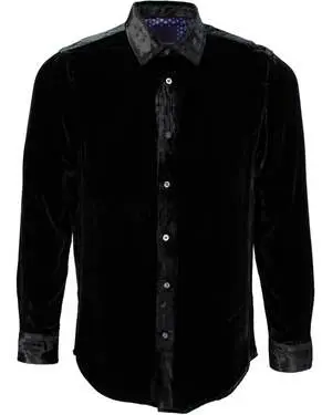 LORDS OF HARLECH Ned Velvet Shirt