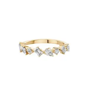 AYA FINE JEWELRY Mixed Shape Diamond Eternity Ring In 14k Gold - Yellow
