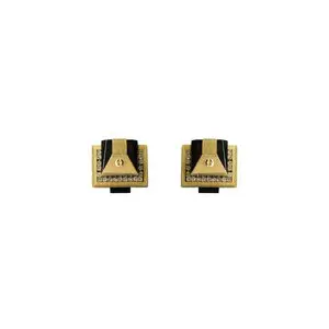 GISSA BICALHO Trapeze Short Earrings - Black