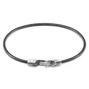 ANCHOR & CREW Shadow Grey Talbot Bracelet - Grey/silver