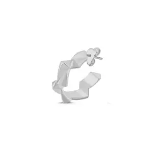 Mishka Brisk Mono Hoop Earring - Silver