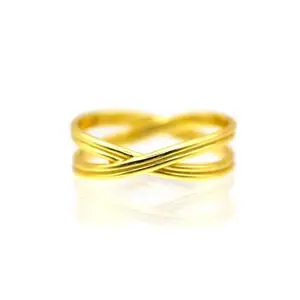 VICSTONENYC FINE JEWELRY Möbius Strip Ring - Gold